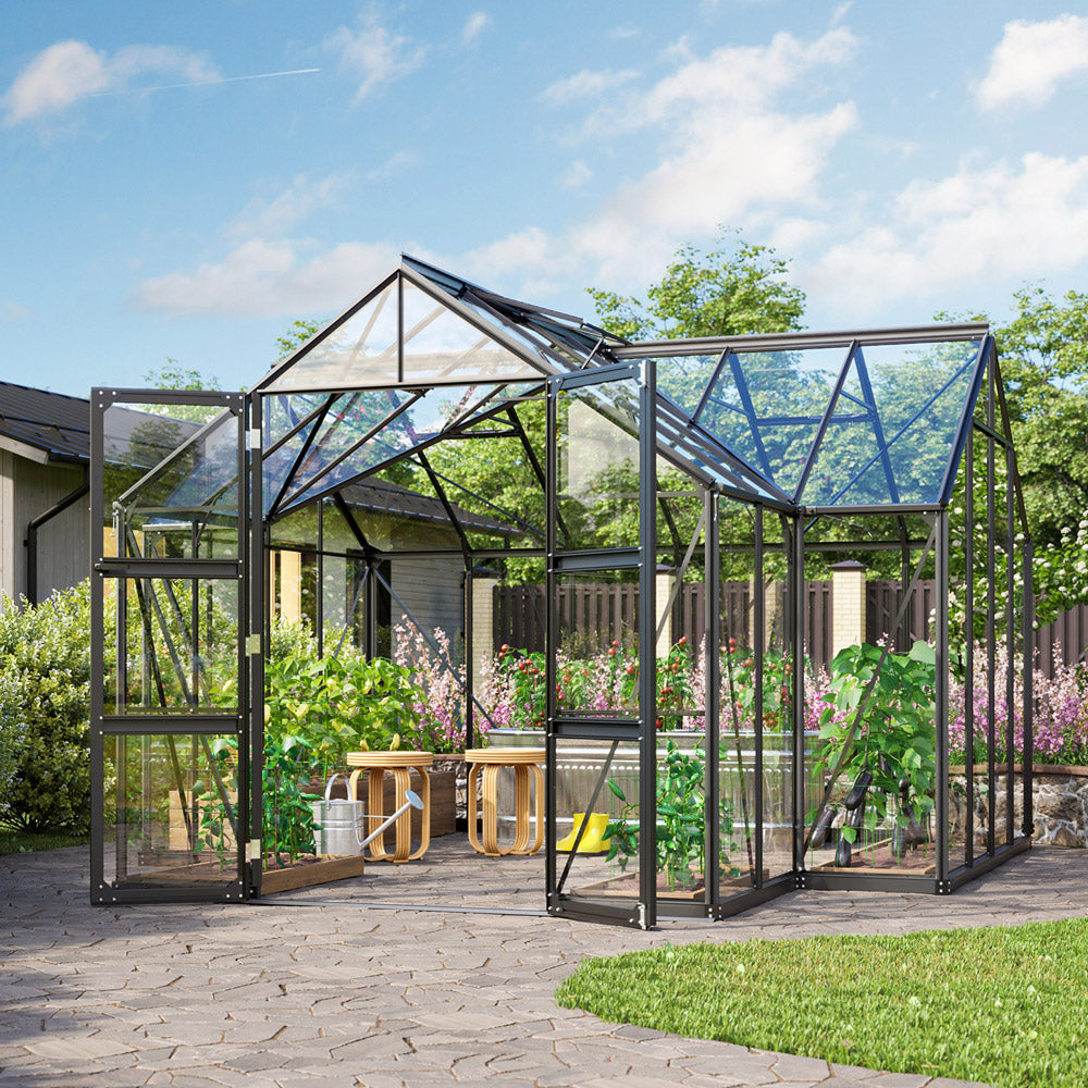 Campus Orangerie Tuinkas | Aluminium, Lijstenconstructie, Fundering | Vitavia – De Moestuinwinkel
