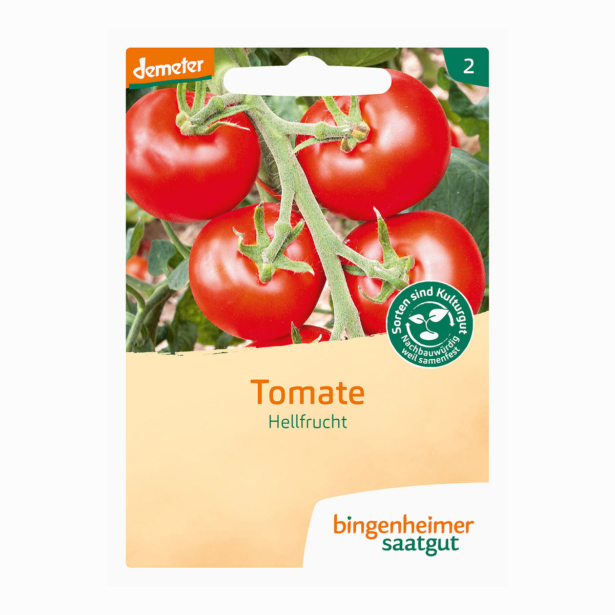 Tomaat Hellfrucht | Biologische Moestuinzaden | Bingenheimer Saatgut ...